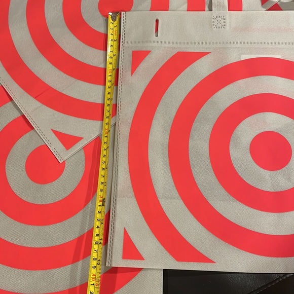 Target | Bags | Set Of 8 Reusable Shopping Bag Tote Target Logo Redtan ...